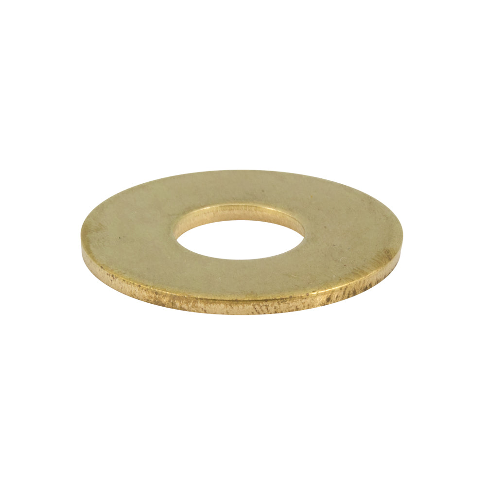Flat Washer, Round, Bolt Size 3/8" .390" ID x .682" OD x .050" TH Bras ...