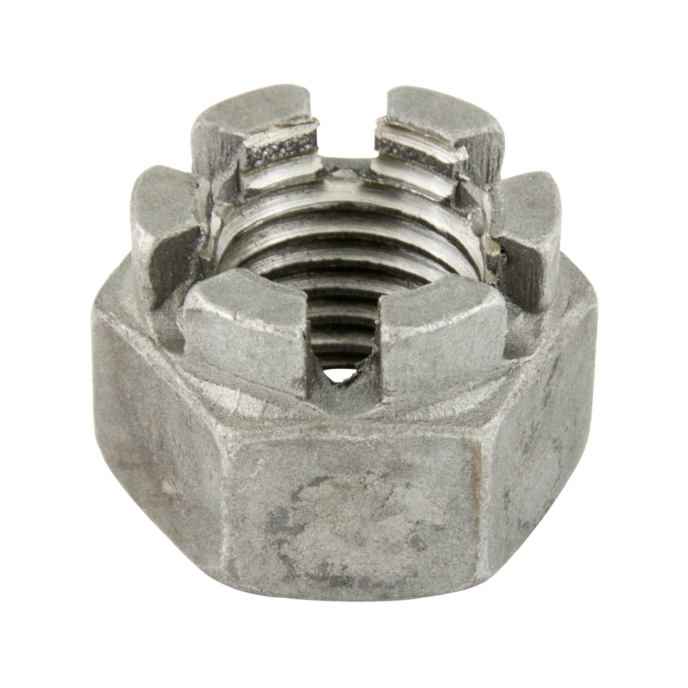 Low Castellated Hex Nut, DIN 937 M16 x 2.00 Coarse Thread CL 17H Steel ...