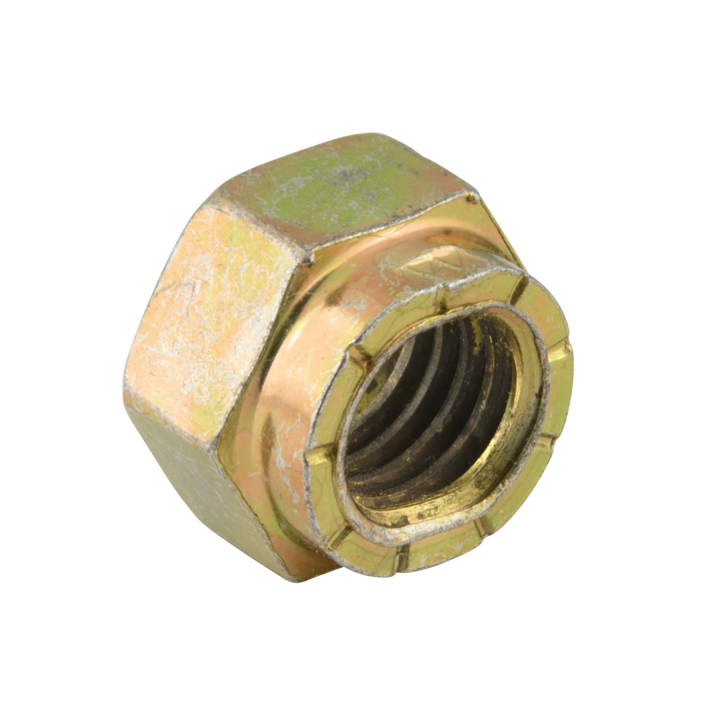 Stover Lock Nut 9/16"-12 UNC Lamalloy L9 Zinc Dichromate — Spaenaur Inc.